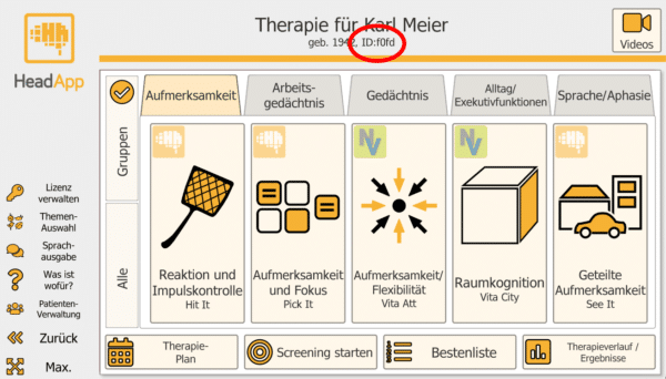 Häufig gestellte Fragen (FAQ) - HeadApp Kognitive Rehabilitation